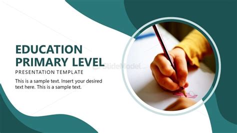 Education Primary Level Template Cover Slide Slidemodel
