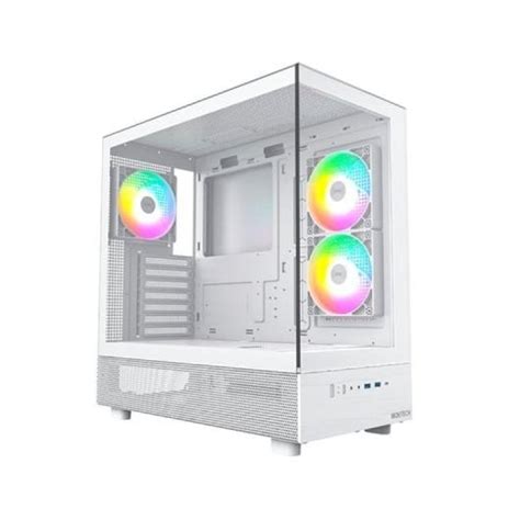 Torre Pc Montech Xr W Atx Blanca 3x120mm Argb Ventana Cpu 175mm Vga