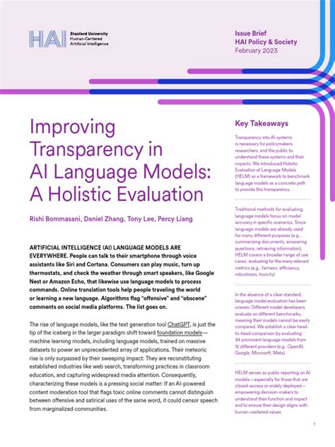 Improving Transparency In Ai Language Models Pdf Artificial