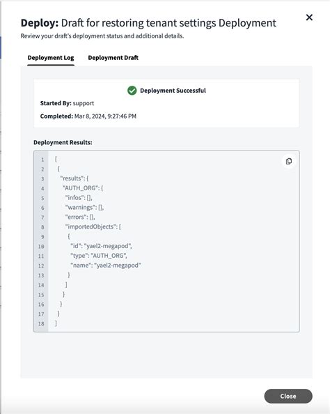 Enhancement Configuration Hub Activity Log And Deployment Draft View