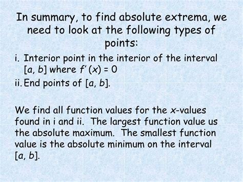 Ppt Extreme Value Theorem Powerpoint Presentation Free Download Id