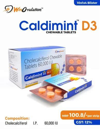 Cholecalciferol 60k Iu Chewable Tablets At Rs 1008 Box Sector 8 Panchkula Id 2852421091630