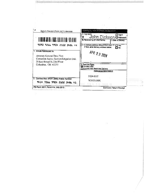 Fillable Online Rs Form 3811 Facsimile Fax Email Print Pdffiller
