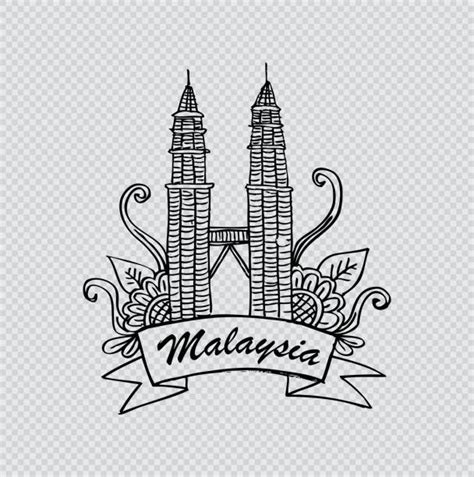 Drawing Of A Klcc Illustrations Royalty Free Vector Graphics And Clip