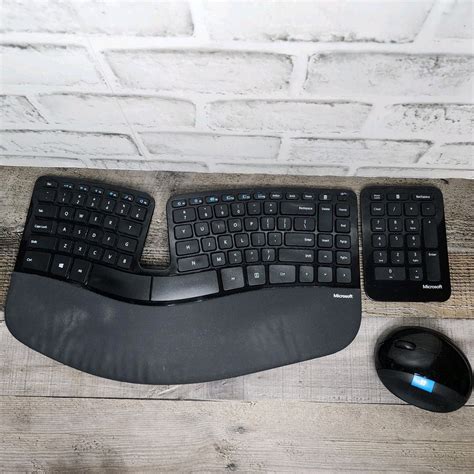 Microsoft Ergonomic Keyboard Keypad And Mouse