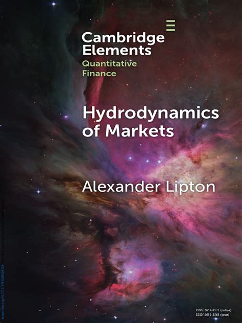 Hydrodynamics Of Markets Pdf Partial Differential Equation Option