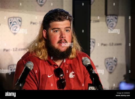 Hollywood Ca 24th July 2019 Washington State Offensive Lineman Liam