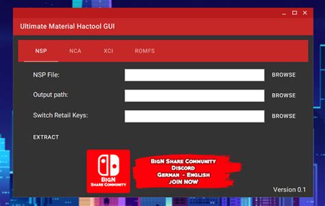 GitHub BodyXY Ultimate Material Hactool GUI Another Hactool GUI