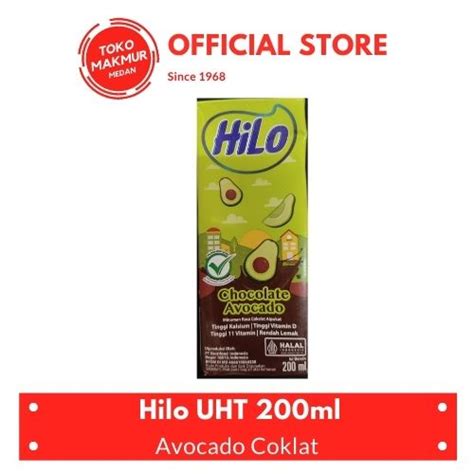 Jual Hilo Uht Choco Avocado 200 Ml Shopee Indonesia