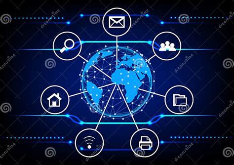 Graphics Diagram Cloud Computing Concept Infrastructure Link Access Data Management Vector