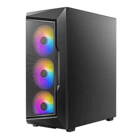 Antec Ax Elite Mesh ARGB Atx Mid Tower Cabinet Black