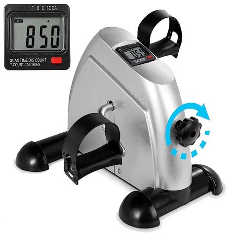 Mini Exercise Bike Under Desk Pedal Exerciser With Lcd Display Portable Arm Leg Machine