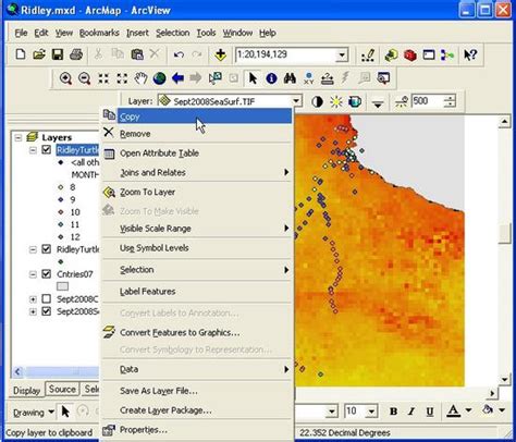 Exploring Ocean Data With Arcgis