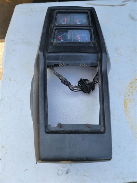 1968 69 70 71 72 Nova Original Console With Factory Gauges Ebay