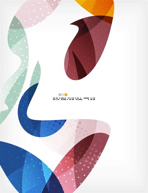 Premium Vector Colorful Abstract Flowing Shapes