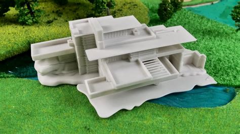 Fallingwater Pennsylvania Usa By Miniworld3d Download Free Stl Model