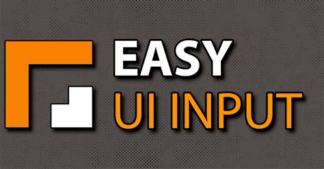 Easy Ui Input [official Thread] Community Showcases Unity Discussions
