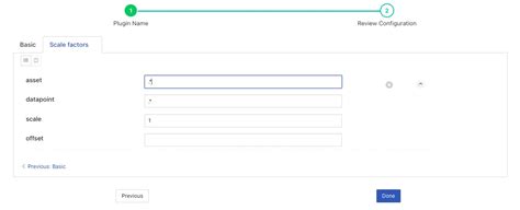 Scale Set Filter — Foglamp Documentation