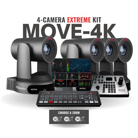 Move 4k 4 Camera Ptz Live Streaming Kit Atem Mini Extreme Church