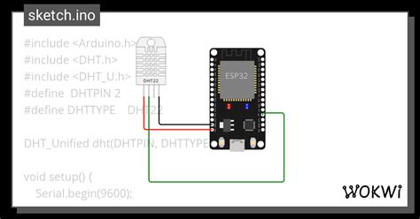 Temp Sensor In Esp32 Wokwi ESP32 STM32 Arduino Simulator