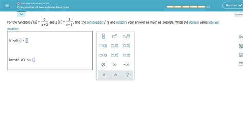 Solved OGRAPHS AND FUNCTIONS Composition Of Two Rational Chegg