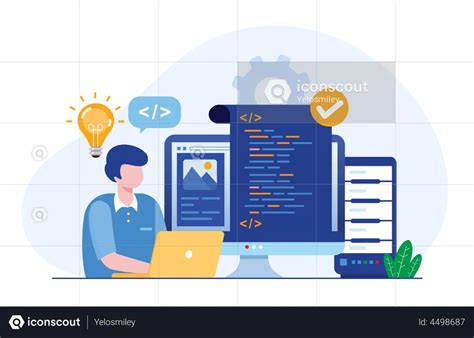 Coding And Programming Illustration Download Svg Png For People
