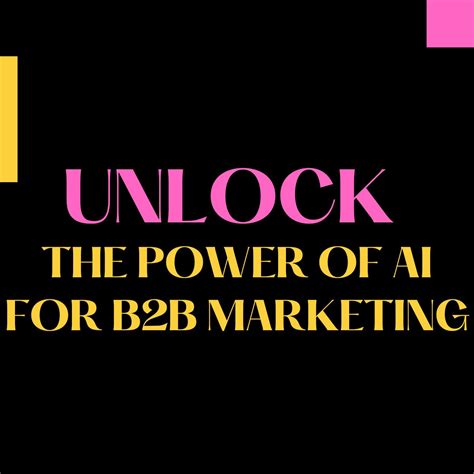 Council Post Generative Ai For B2b Marketing Use Cases And Challenges Monica Hacker