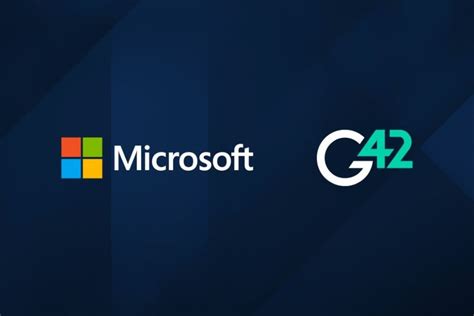 G42 Microsoft Alliance Expands To Include Cloud Ai Offering