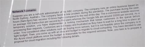Solved Network Scenario Suppose You Are A Netivork