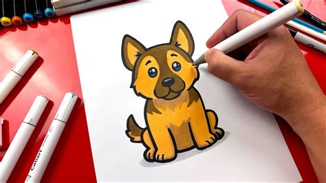 German Shepherd Cute Art
