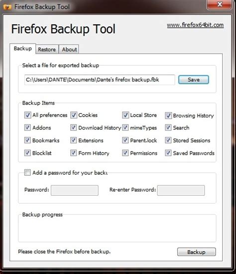 How To Backup And Restore Firefox Browser Completely Settings Favorites Plugins