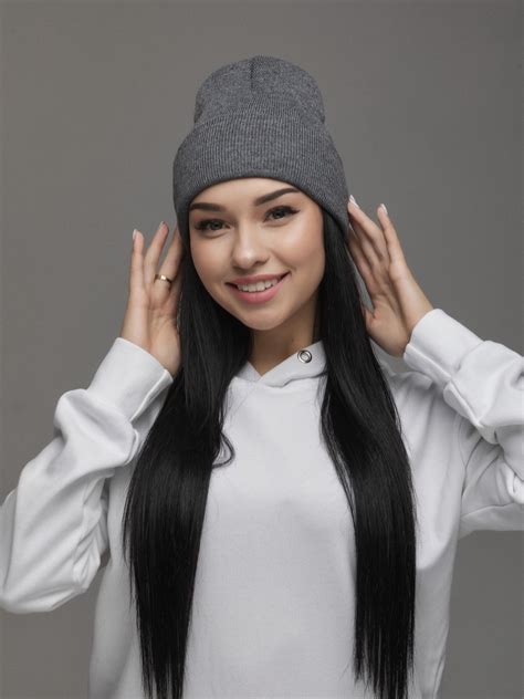 Купить Шапка Cappello бини 181196 размер универсальный, серый в Алматы ...