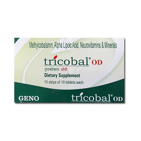Tricobal Od Nutritional Supplement Tablet 10 Tabstrip Price From Rs