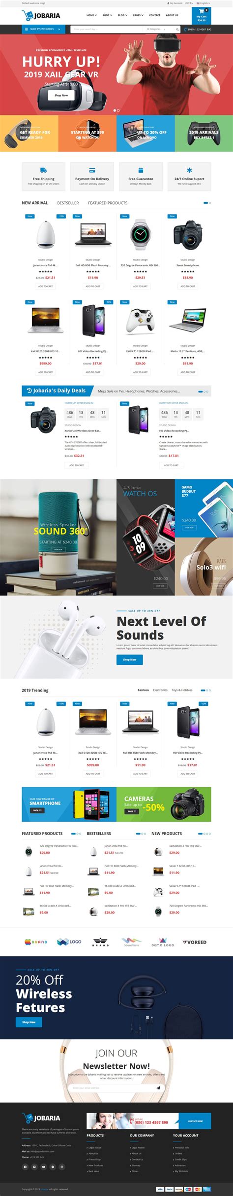 Web Design Modern Design Site Inspiration Vr Device Ecommerce Site Html Templates Website