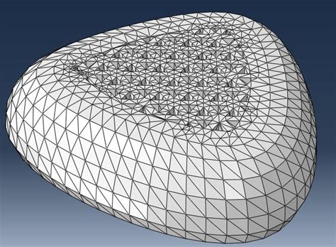 how do i mesh this part in abaqus researchgate