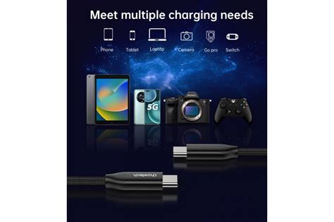 Choetech Xcc 1036 Bk Кабель Usb 2 0 240w C папа C папа 2 м премиум