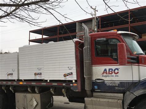 Mule Hide Poly Iso Being Delivered For The New Abc Supply Co Inc… Mulehide