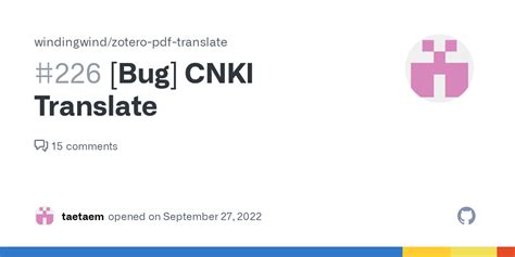 Bug Cnki Translate · Issue 226 · Windingwindzotero Pdf Translate