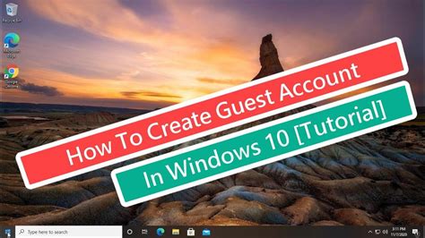 How To Create Guest Account In Windows 10 [tutorial] Youtube