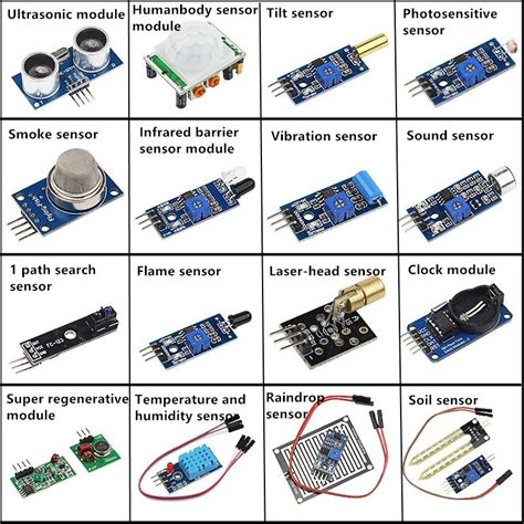 16 In 1 Modules Sensor Kit For Arduino Education Arduino Kit And Educaitonal Toy Price