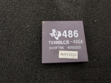 Procesor Ti486dlc E 40bga Texas Instruments 486 Ve špatném Stavu Aukro