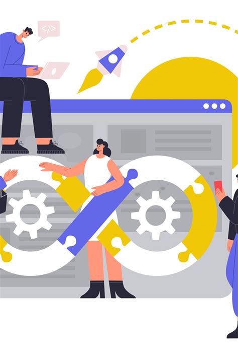 Devops Developers Characters Software Delivery Automation P