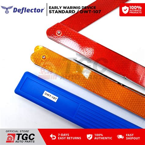 Deflector Ewd Early Warning Device Standard High Quality Red And Yellow