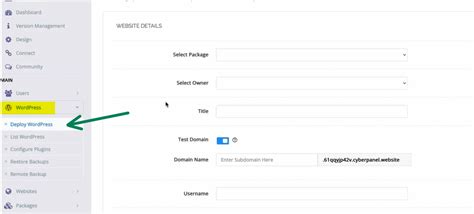 Cyberpanel Test Domain Feature 04 Websites Cyberpanel Community