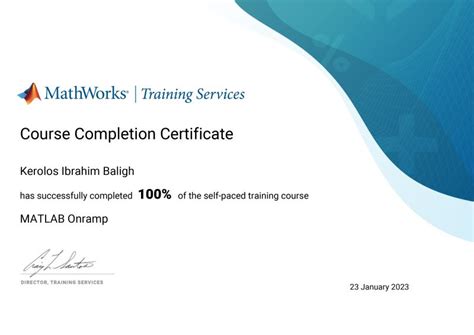 kerolos ibrahim baligh on linkedin matlab mathworks training