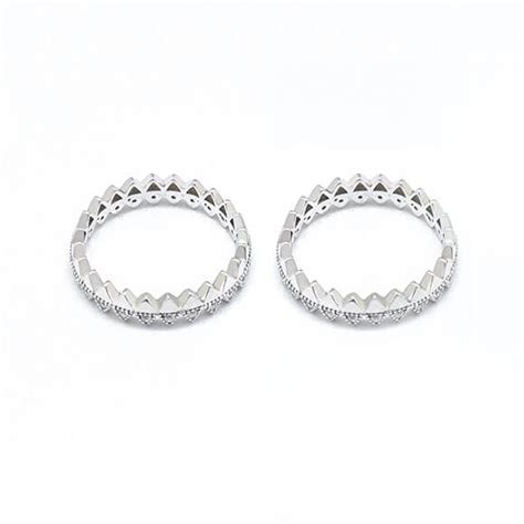 Dainty Cz Sterling Silver Rings Justop Fashion Jewelry