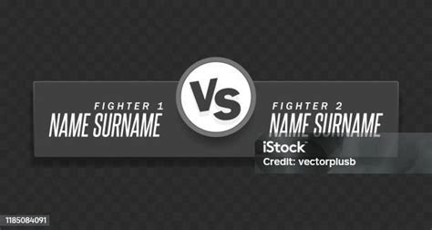 대 로고 Vs 벡터 문자 그림 경쟁 아이콘 전투 기호 투명한 배경에서 Championship에 대한 스톡 벡터 아트 및 기타 이미지 Championship 개념 검은
