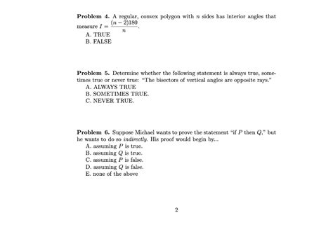 Solved Problem A Regular Convex Polygon With N Sides Has Chegg