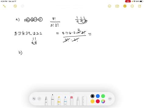 a how many arrangements using all of the letters of the word parallel