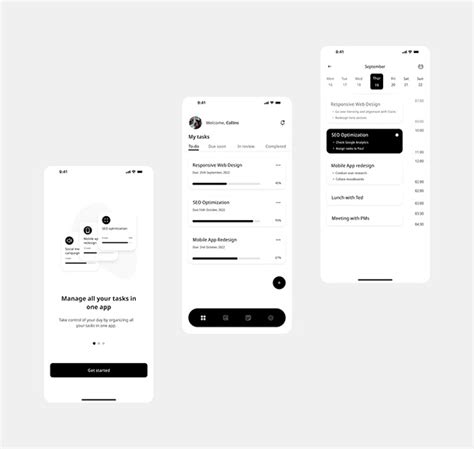 Task Management UI On Behance
